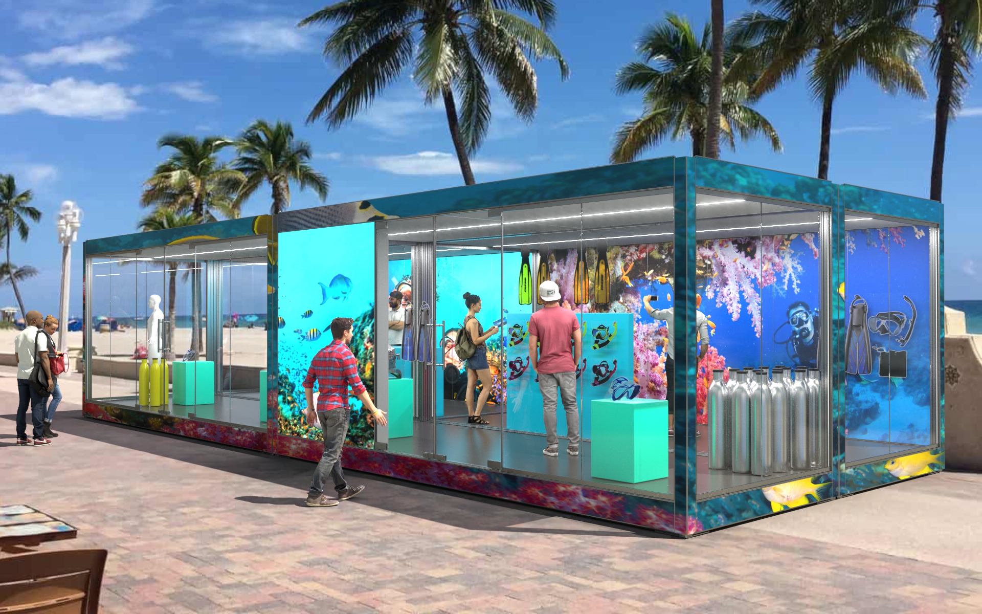 Pop upShops & Restaurants - Beyond Modular